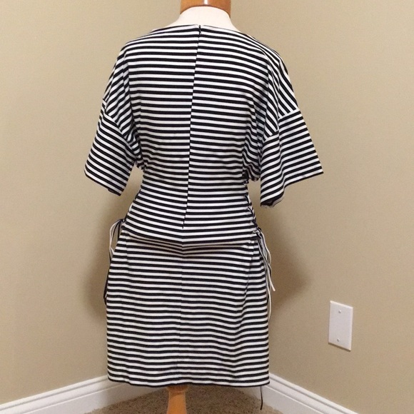 Express | Dresses | Express Black And White Strip Dress | Poshmark